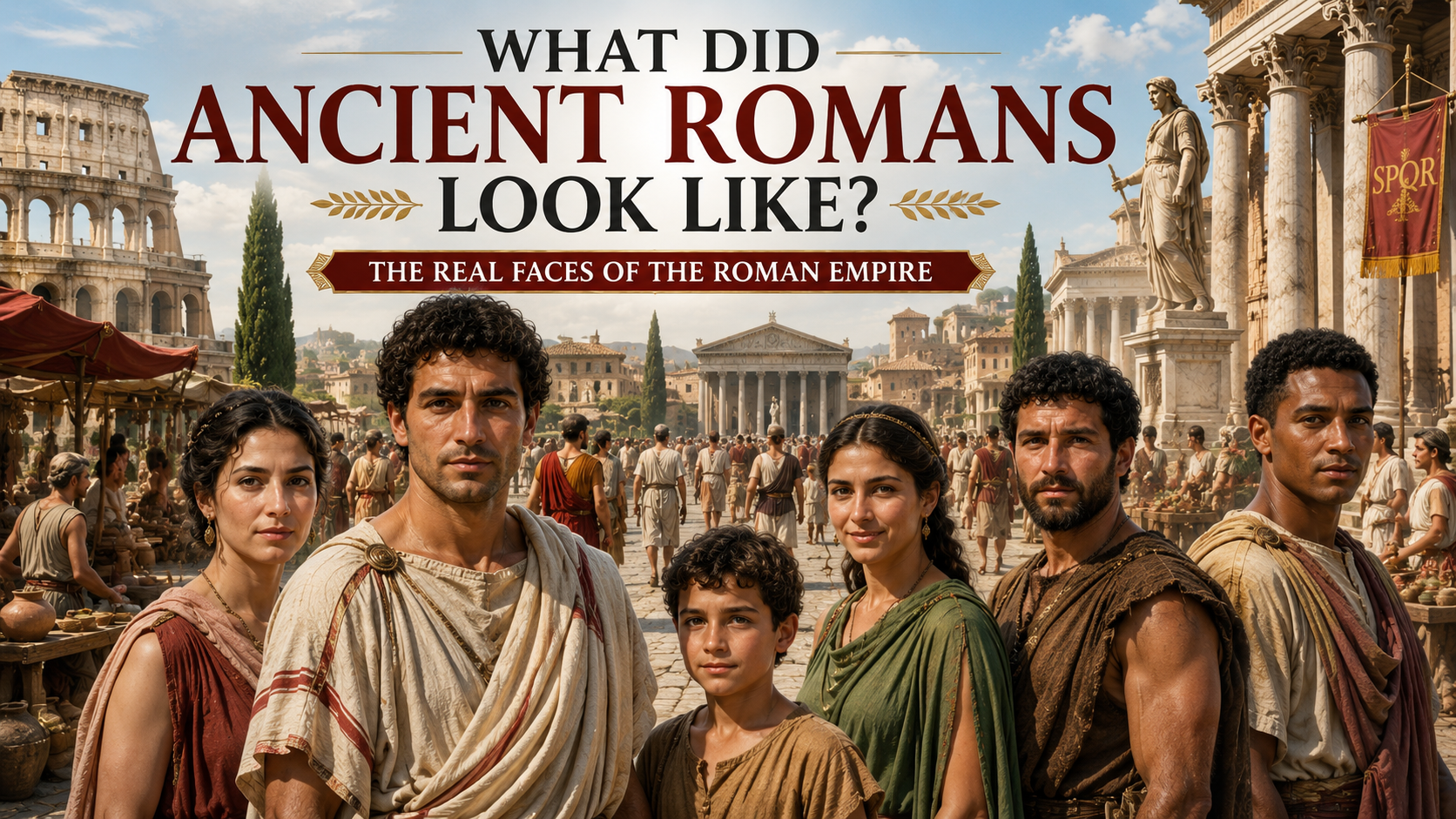 What Did Ancient Romans Look Like? Faces, Hair, Skin Color, and Modern ...
