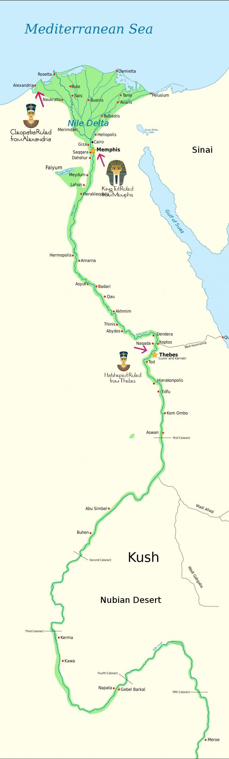 Ancient Egyptian Maps - Ancient Society