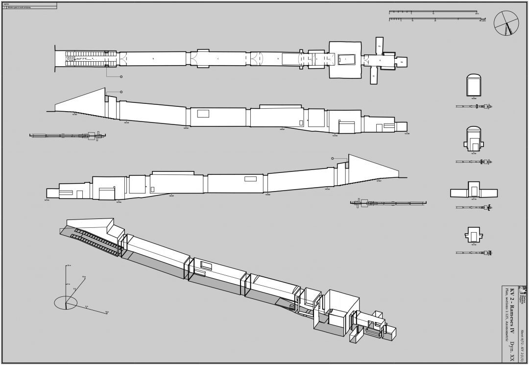 KV 2 - Tomb of Ramesses IV - Valley of the Kings - Ancient Society